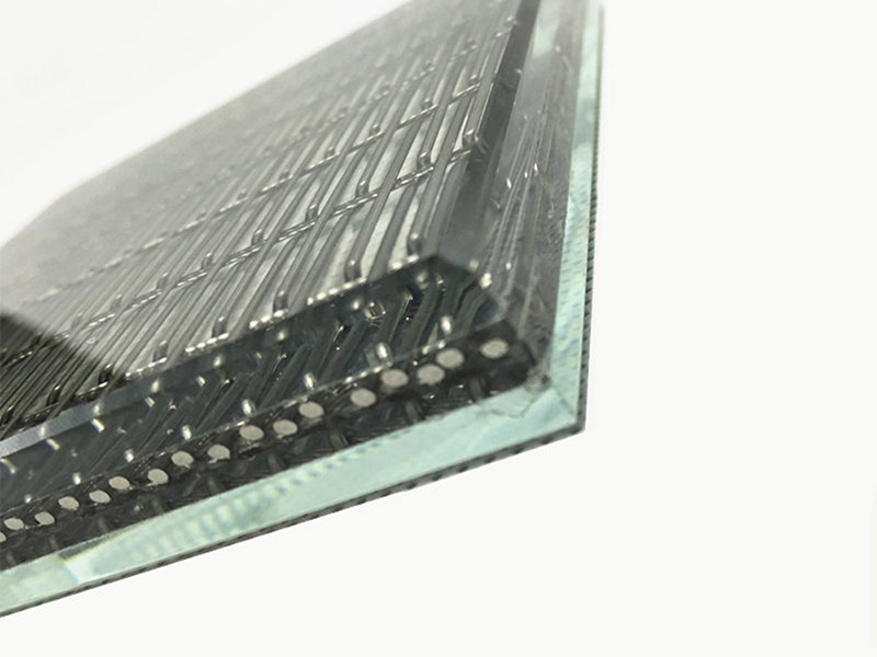 Metal Mesh Laminated Glass Exporter China,Copper mesh Laminated glass ...